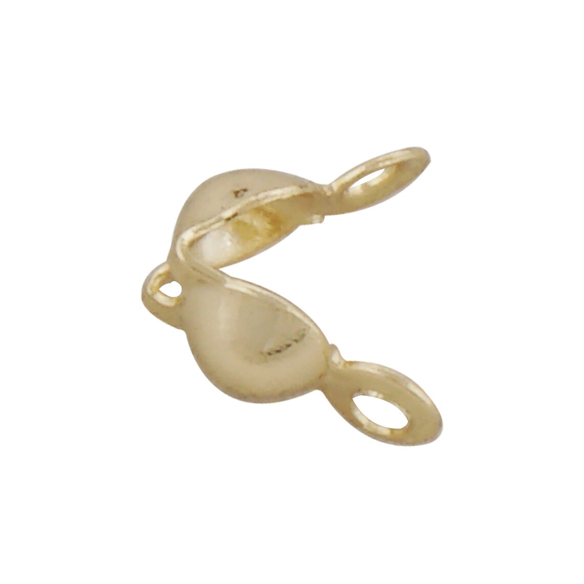 100PCS 14k Gold Filled Clamshell End Tip Beads With 2 Rings 10413150 - Etsy