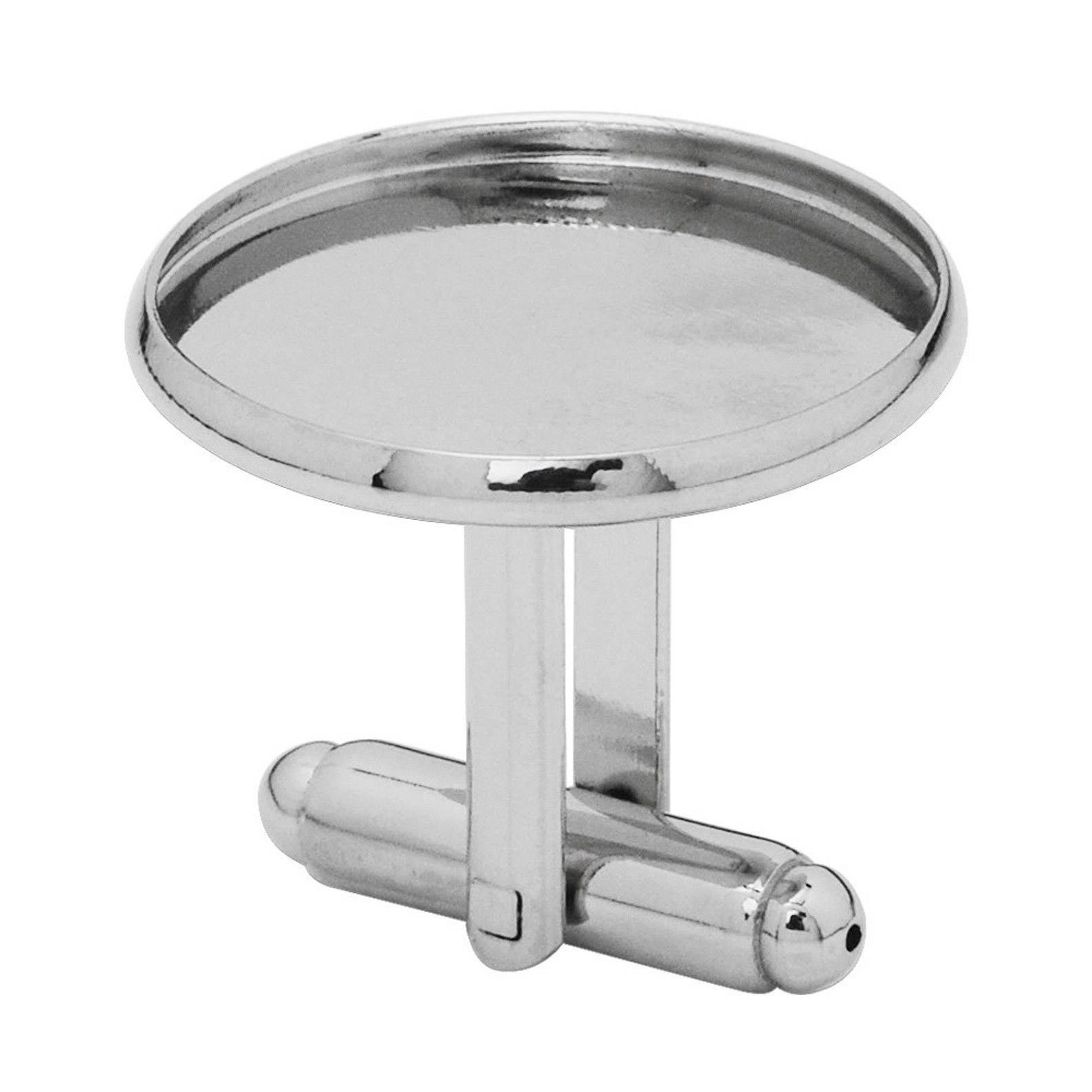 20PCS Cufflink Blanks With Round Bezel Fit 20mm Round - Etsy