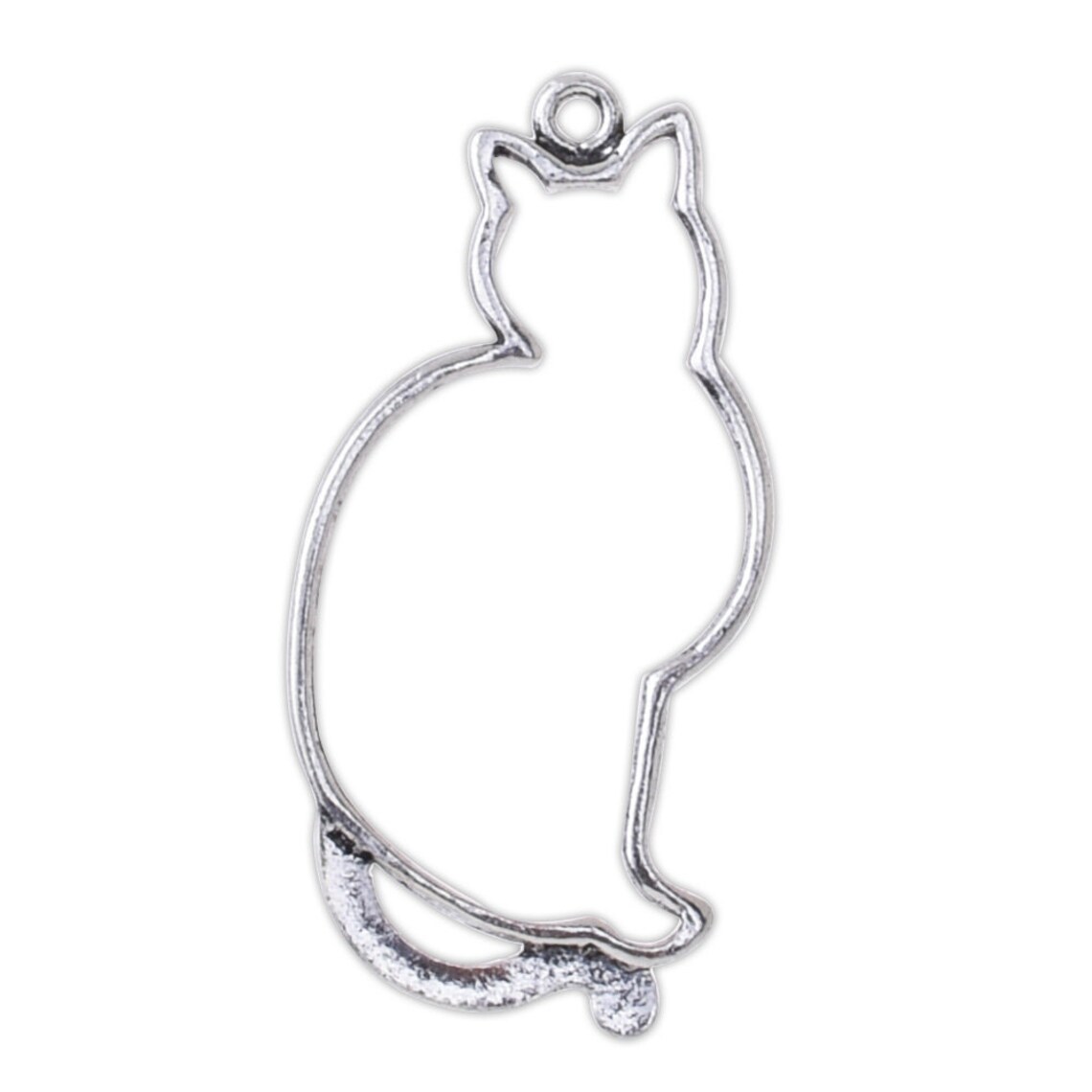 20 Cat Open Bezel Cat Open Back Bezel Setting for Resin - Etsy