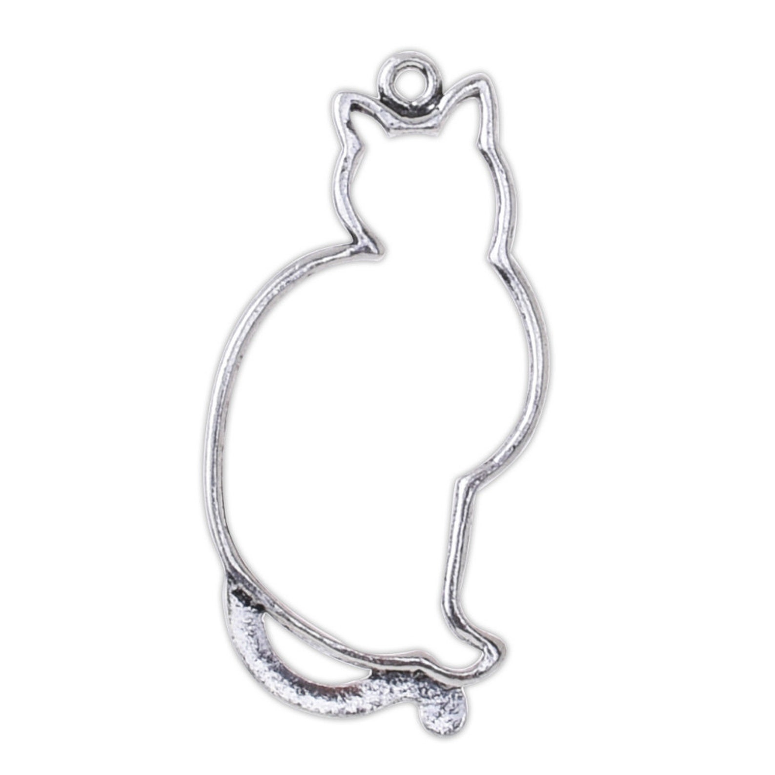 20 Cat Open Bezel Cat Open Back Bezel Setting for Resin - Etsy