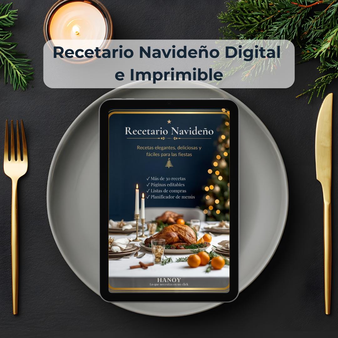 Digital and Printable Christmas Recipe Book | Over 30 Recipes ...