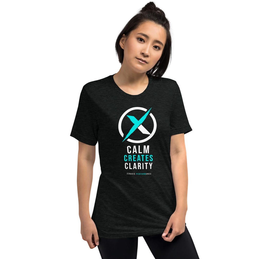 Calm Creates Clarity Shirt – Mental Focus Gym Tee – Performance ...