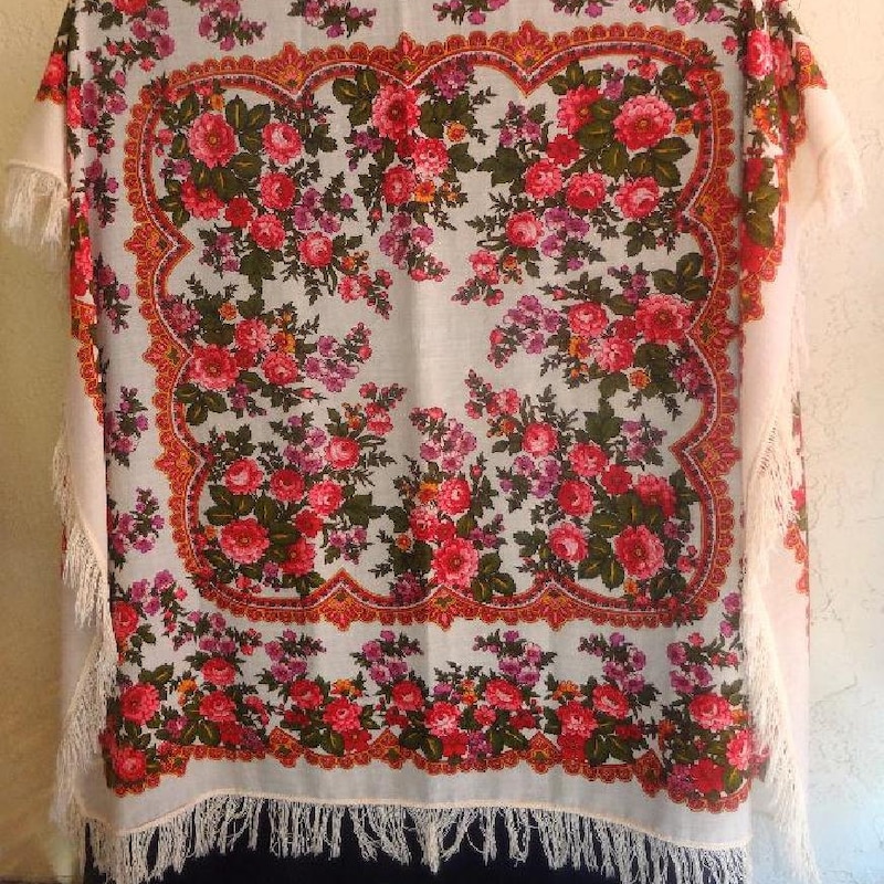 Babushka Head Scarf - Etsy