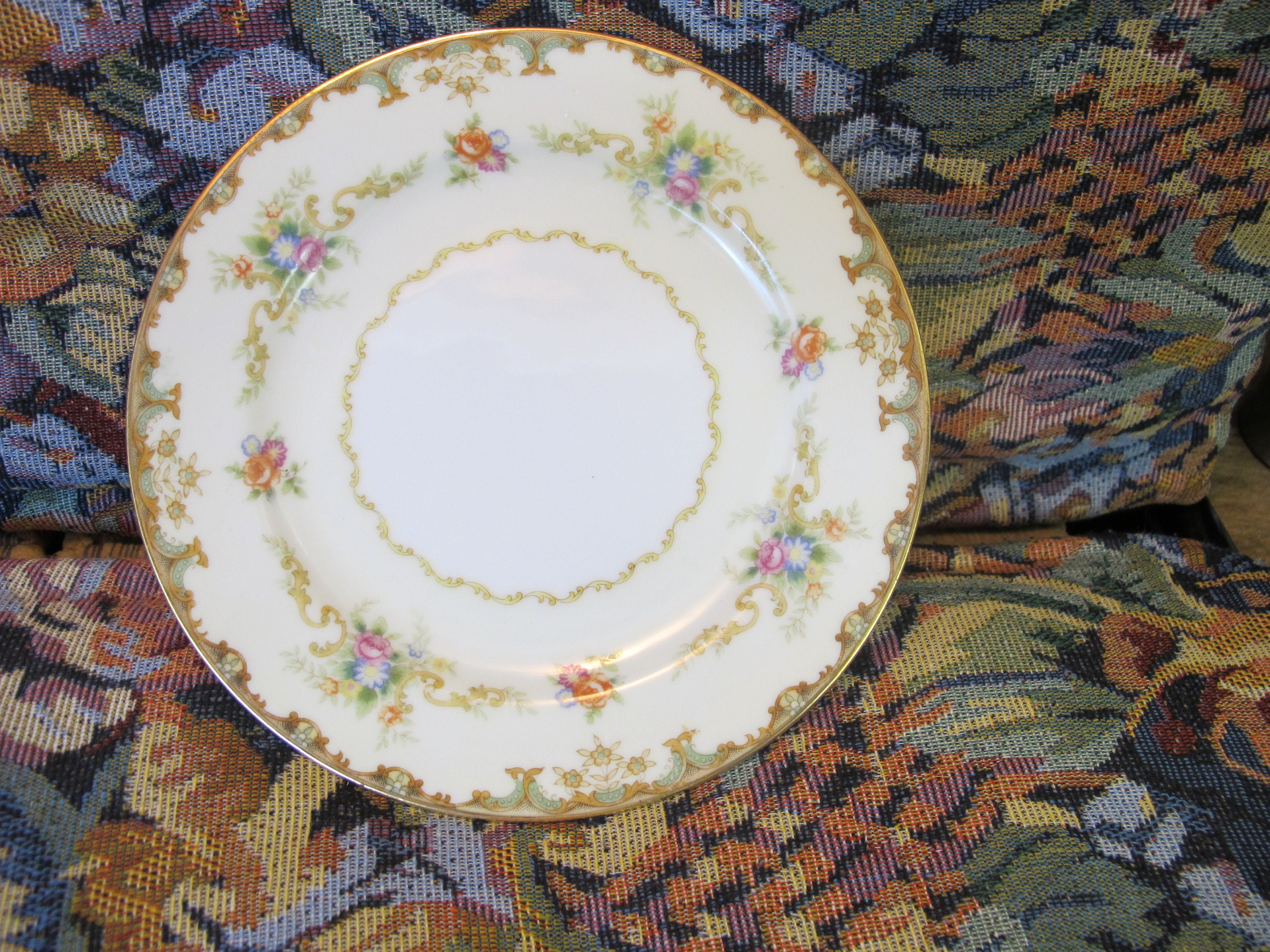 40s 50s HIRA Porcelain 7.5" SALAD PLATES Made in Occupied Japan 12 ...