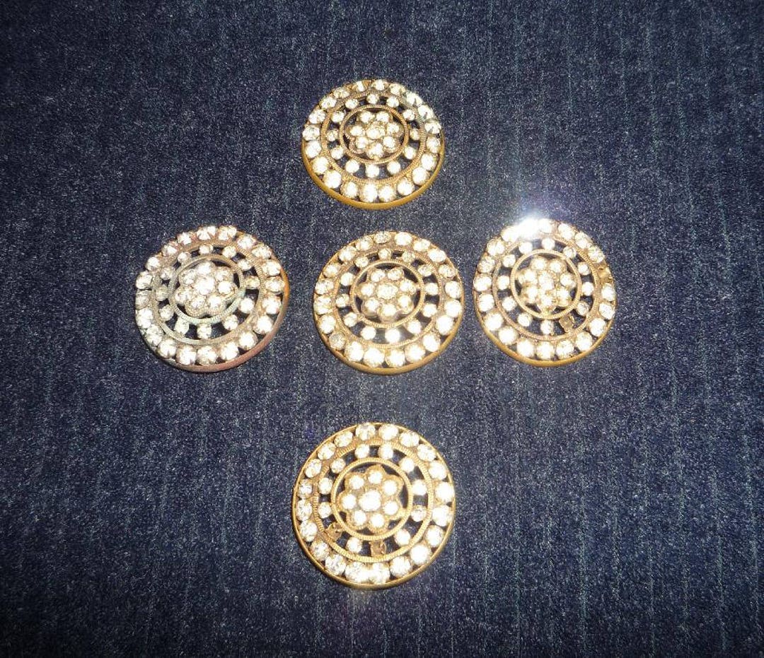 Set of 5 Antique Paste Buttons 18th / Early 19th Century 1 & - Etsy UK