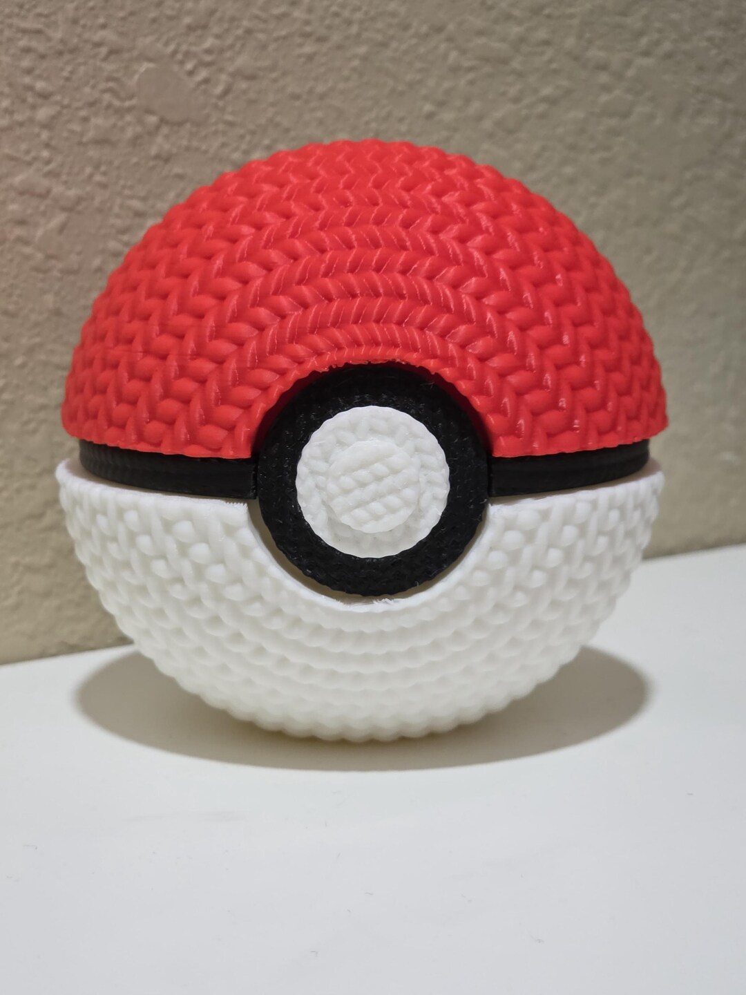 3D Printed "knitted" Pokeball - Etsy