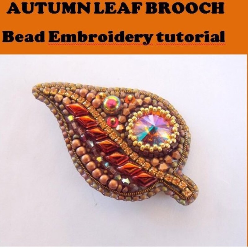 Autumn Leaf Brooch - Etsy