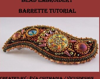 DIY , KIT, Pattern, Tutorial and Materials, Bead Embroidery ,beading Pattern , Instructions and ...