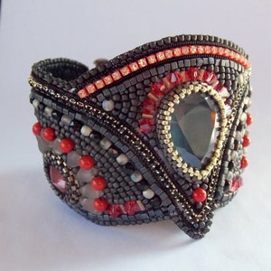 Carnival Bracelet Pattern, Tutorial ,pattern, Bead Embroidery ,beading ...