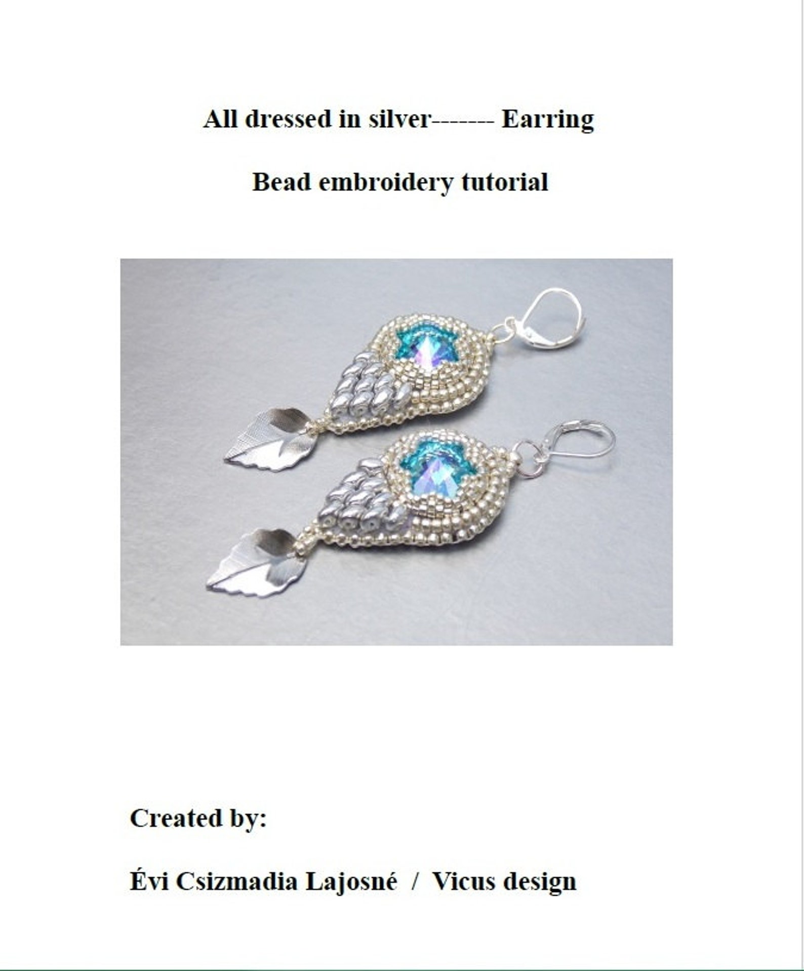 Tutorial pattern Bead Embroidery beading Pattern - Etsy