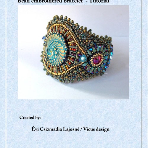 Tutorial pattern Bead Embroidery beading Pattern - Etsy
