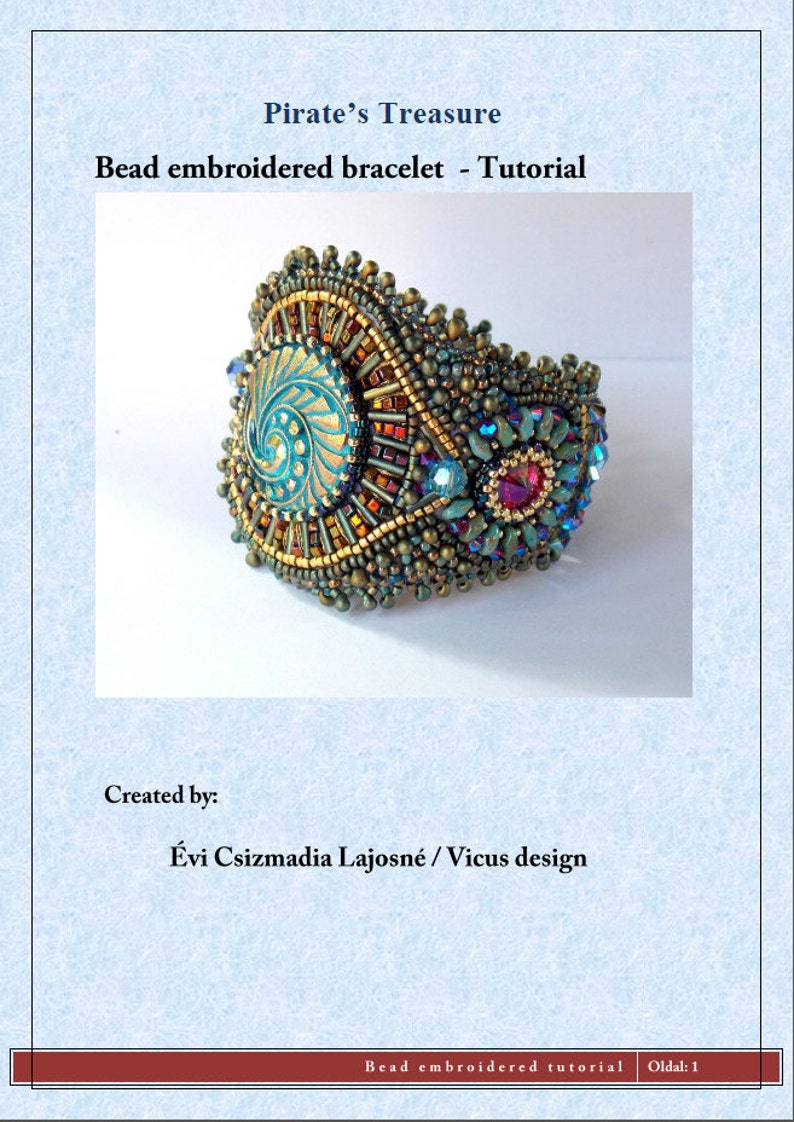Tutorial pattern Bead Embroidery beading Pattern - Etsy