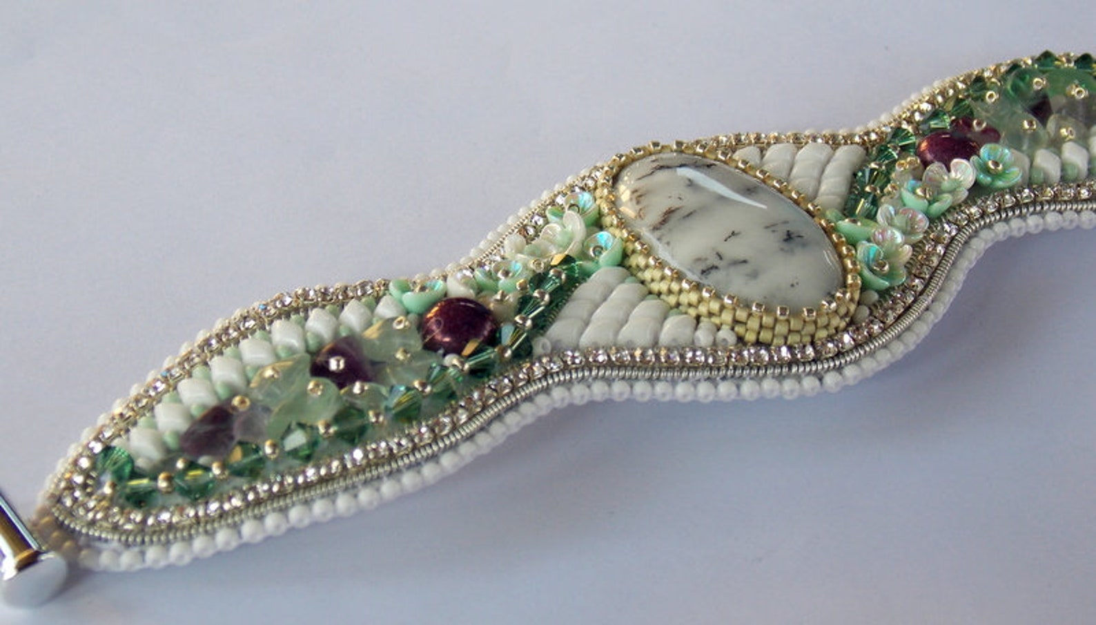 Awakening Nature Bracelet Cuff Fresh Colors Bead - Etsy