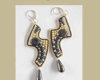 DIY , KIT, Pattern, Tutorial and Materials, Bead Embroidery ,beading Pattern , Instructions and ...