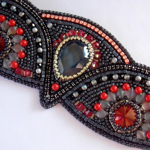 Carnival Bracelet Pattern, Tutorial ,pattern, Bead Embroidery ,beading ...