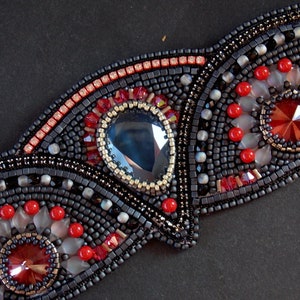 Carnival Bracelet Pattern, Tutorial ,pattern, Bead Embroidery ,beading ...
