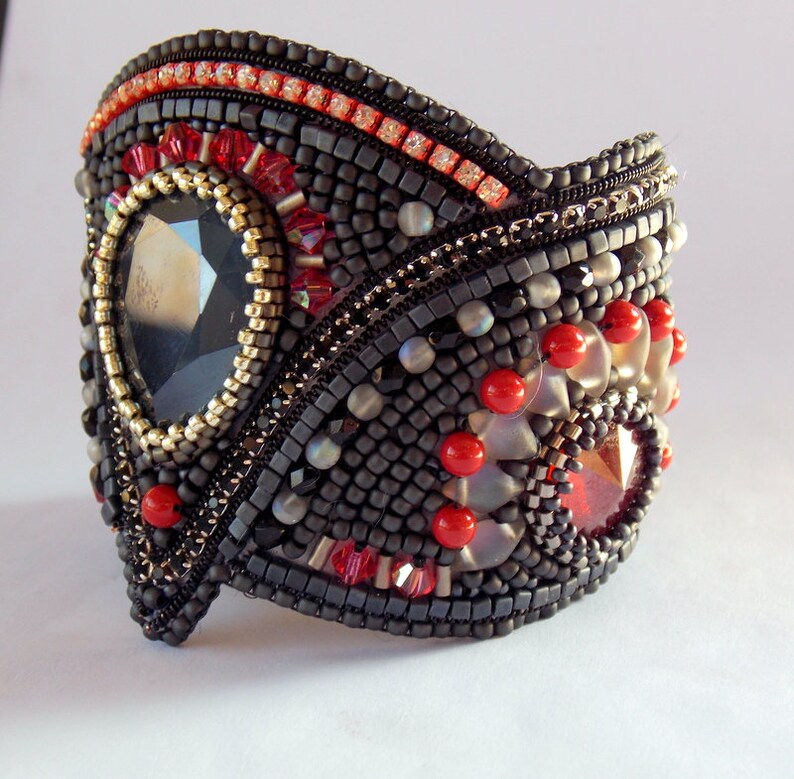 Carnival Bracelet DIY , KIT, Pattern, Tutorial and Materials, Bead ...