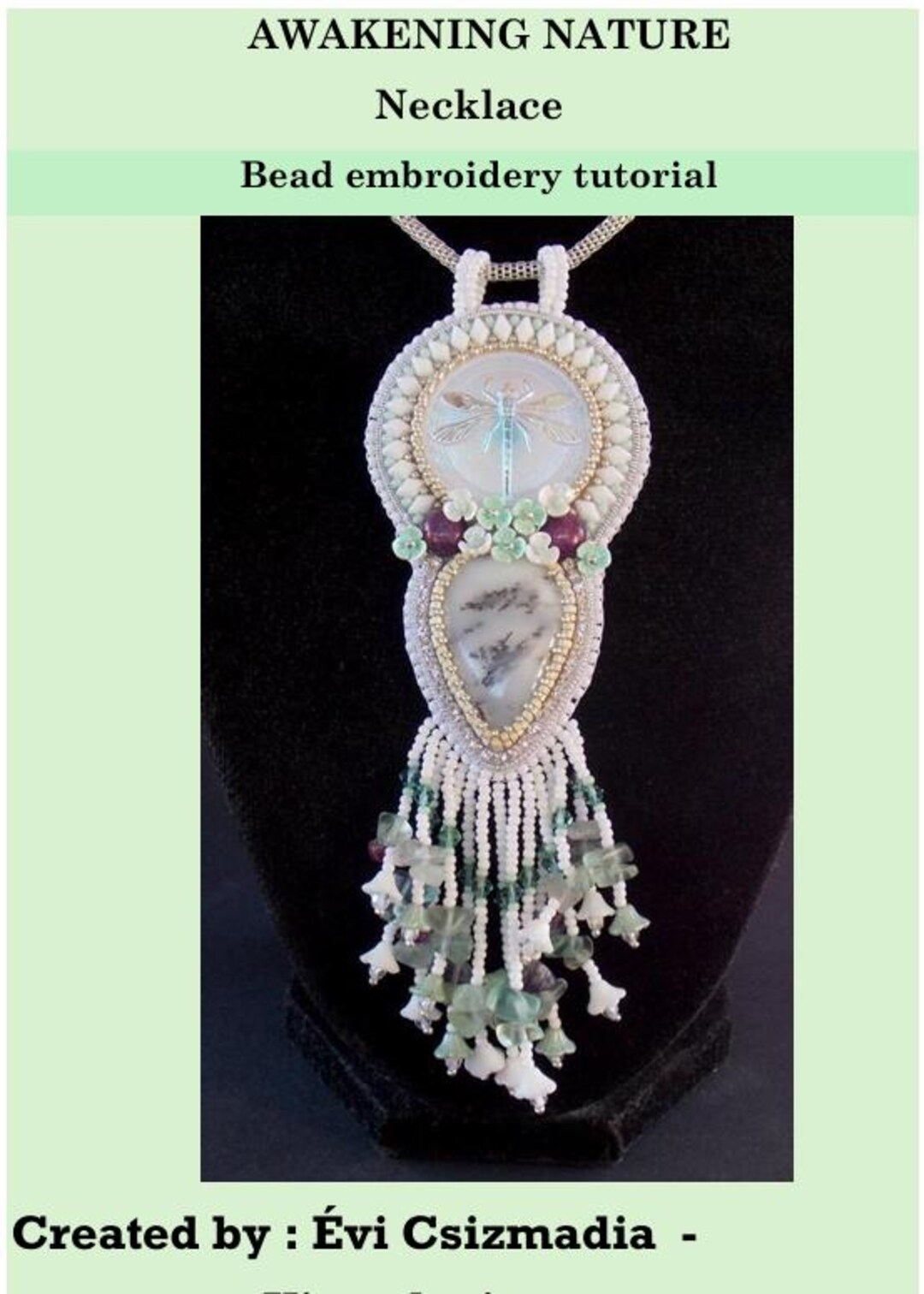 Awakening Nature Pattern , Tutorial ,pattern, Bead Embroidery ,beading ...