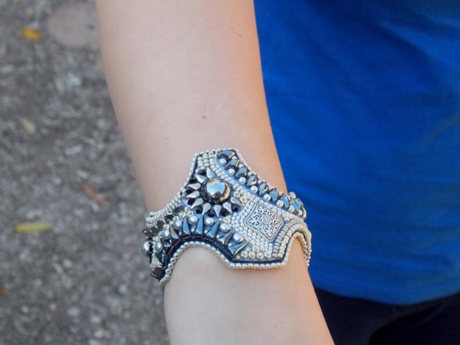 Sand Bracelet Pattern Tutorial pattern Bead Embroidery | Etsy