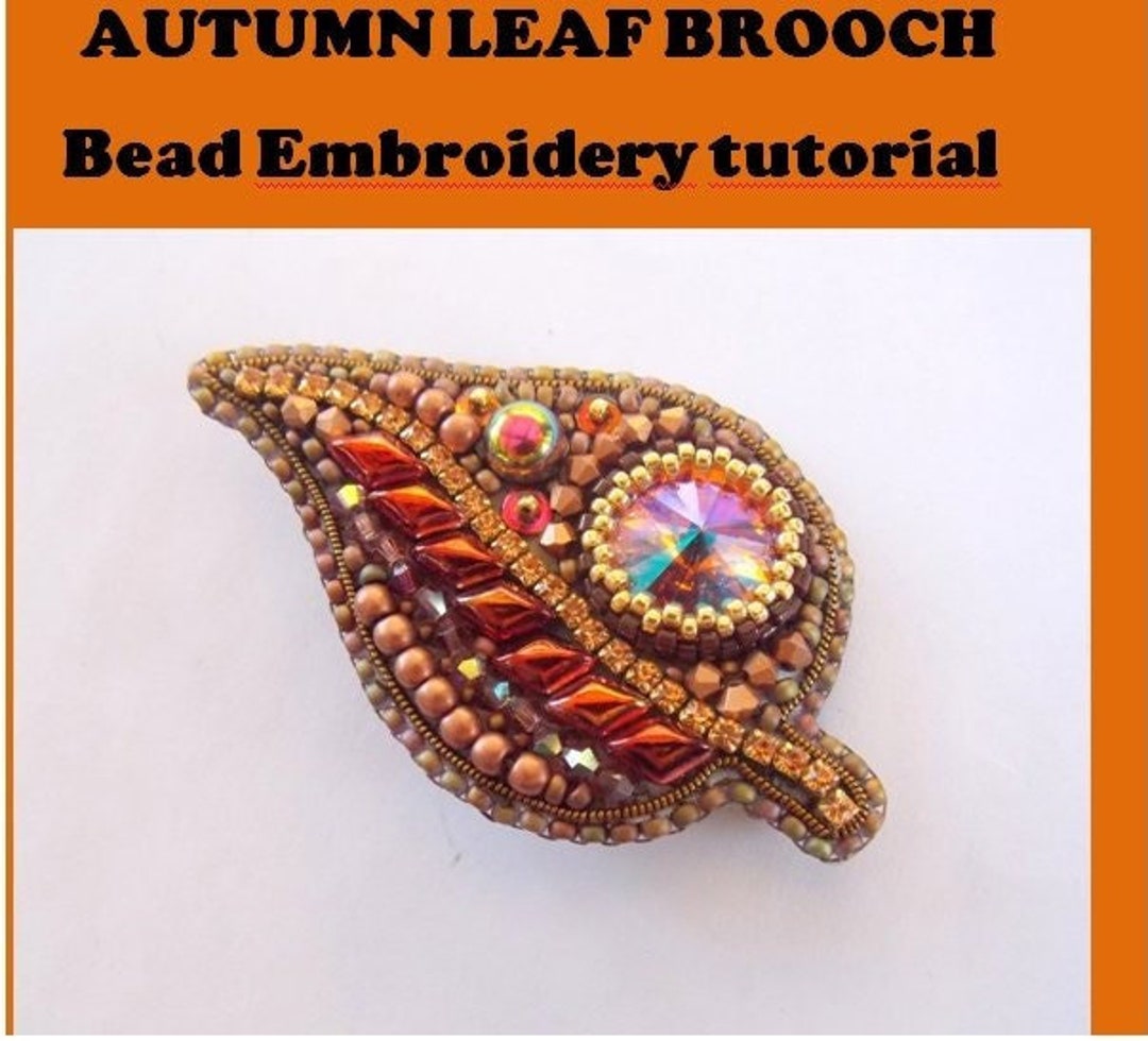 Tutorial ,pattern, Bead Embroidery ,beading Pattern , Instructions Only ...