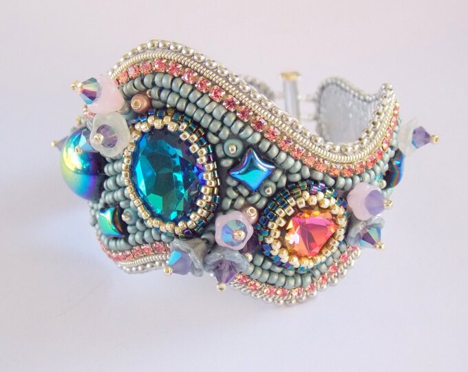 DIY , KIT, Pattern, Tutorial and Materials, Bead Embroidery ,beading Pattern , Instructions and ...