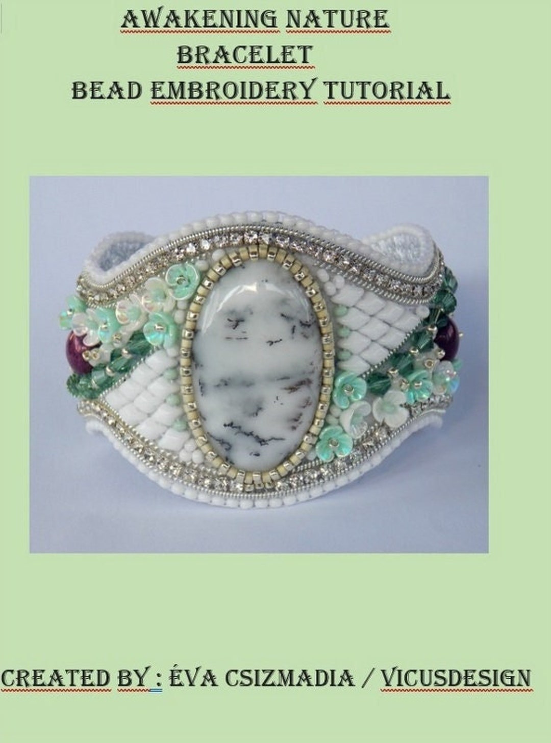 Awakening Nature Bracelet Pattern, Tutorial ,pattern, Bead Embroidery ...