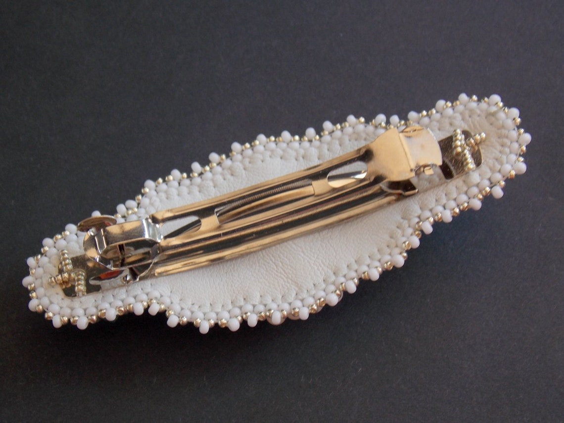 Sea Shell Barrette Modern Jewelry Hair Pin Bead - Etsy