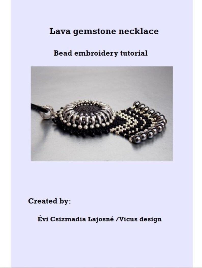 Tutorial pattern Bead Embroidery beading Pattern - Etsy