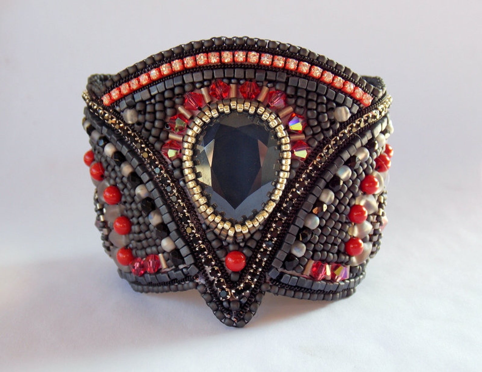 Carnival Bracelet DIY , KIT, Pattern, Tutorial and Materials, Bead ...