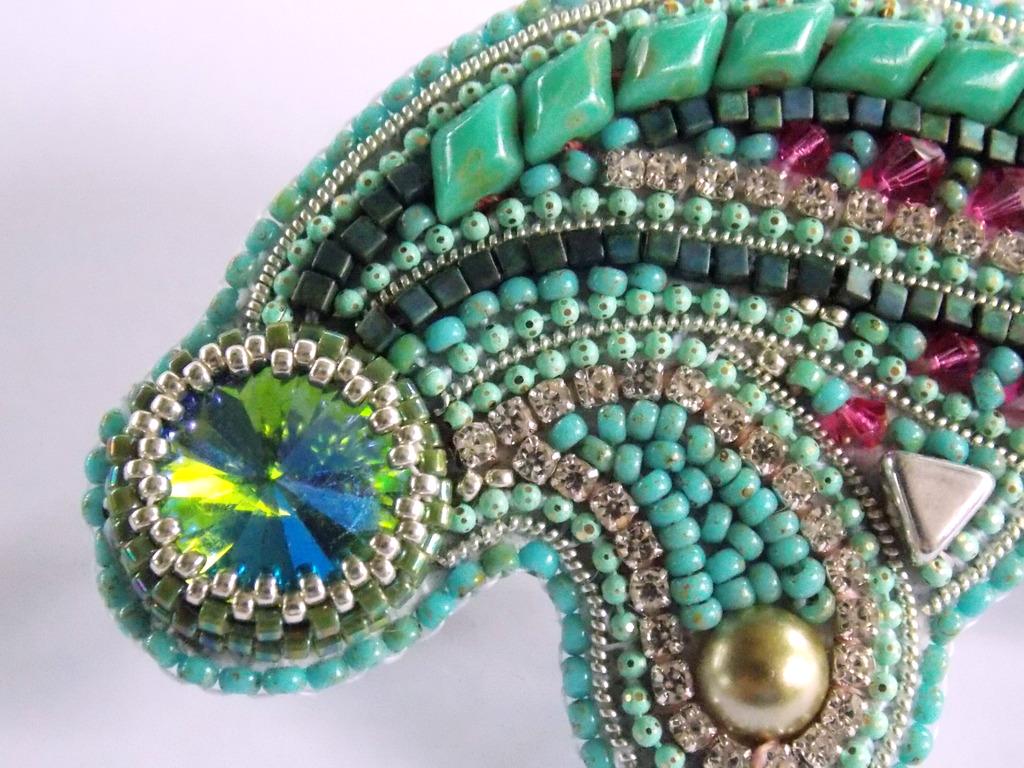 DIY , KIT, Pattern, Tutorial and Materials, Bead Embroidery ,beading ...
