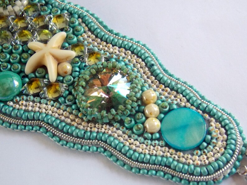 Sunset Bracelet DIY , KIT, Pattern, Tutorial and Materials, Bead ...