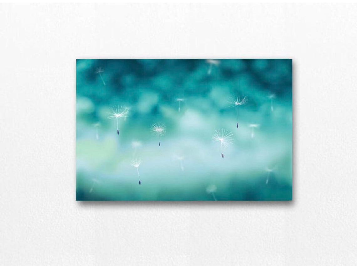Dandelion Wall Art Dandelion Canvas Abstract Art 20x30 Fine | Etsy