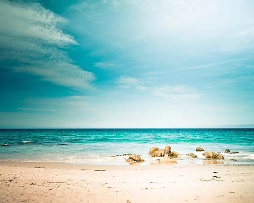 Ocean Photography Beach Scene 8x10 Print Nautical Decor Waves - Etsy