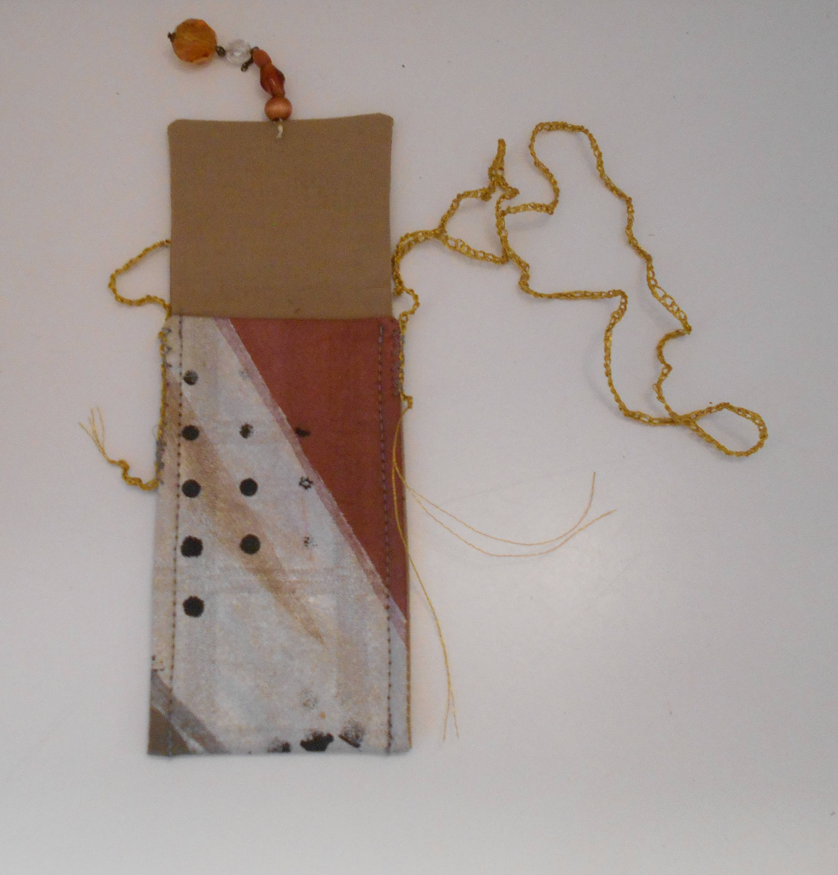 Hand Painted Cloth Necklace Pouch Talisman Medicine Amulet Bag - Etsy