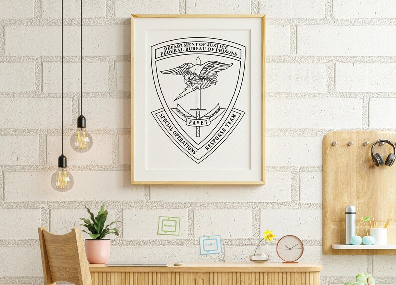 FBI Special Operations Badge SVG, Law Enforcement Emblem (digital ...