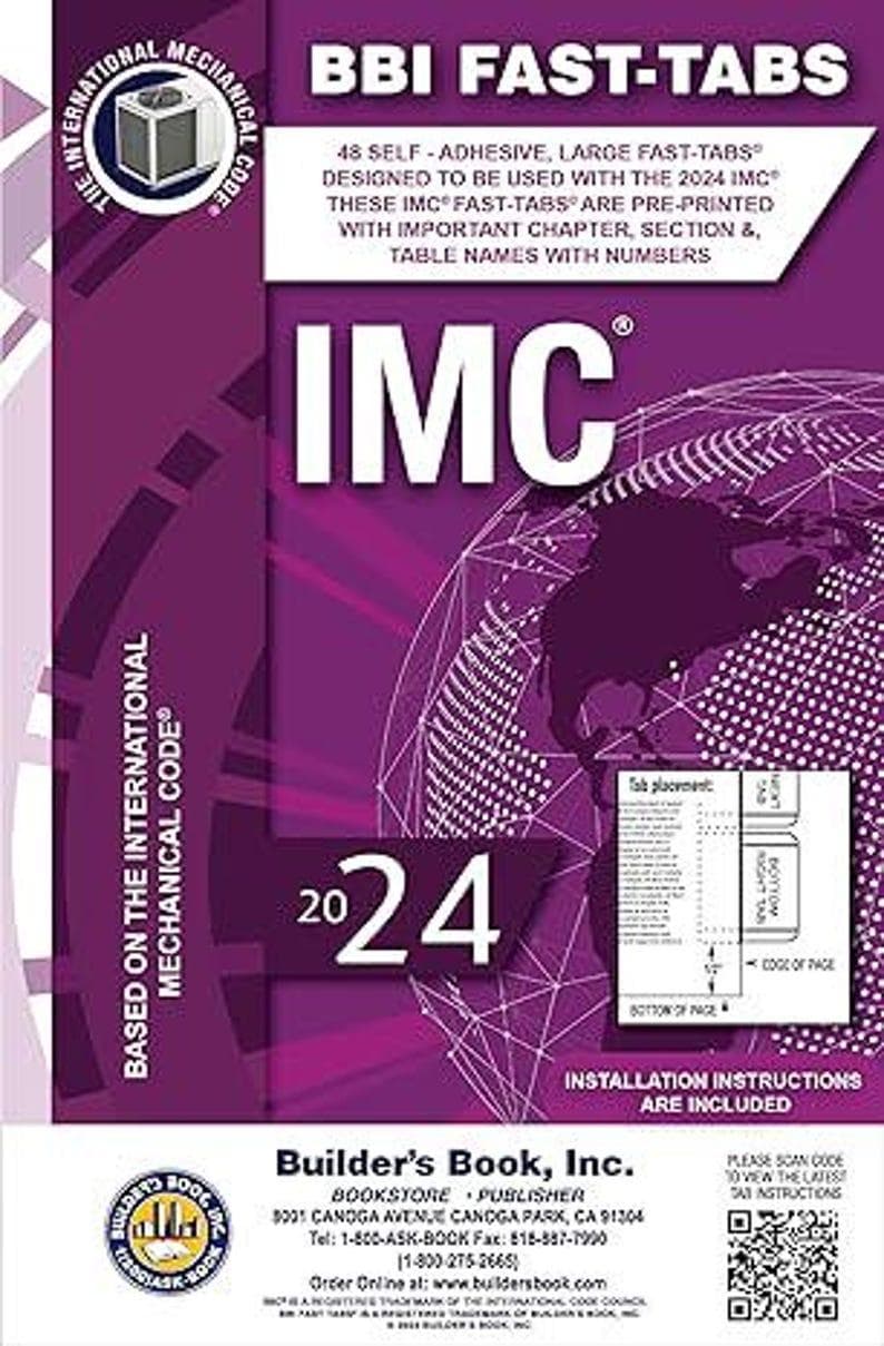 2024 IMC International Mechanical Code Book With Tabs - Etsy