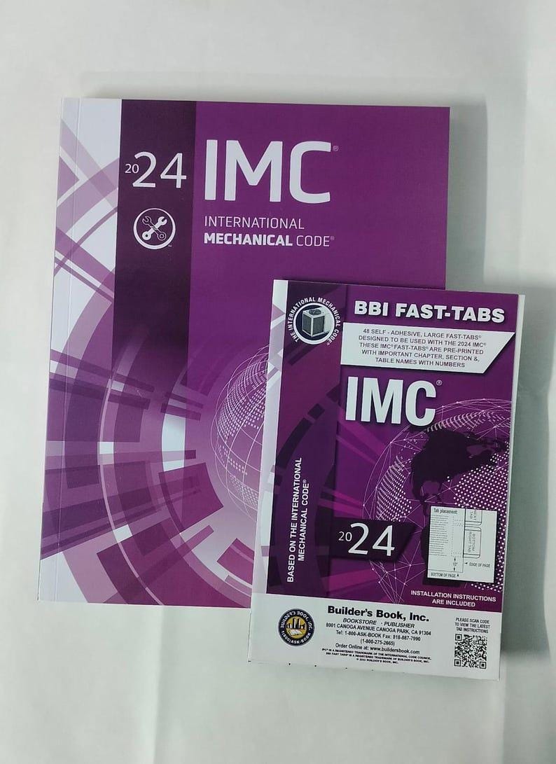 2024 IMC International Mechanical Code Book With Tabs - Etsy