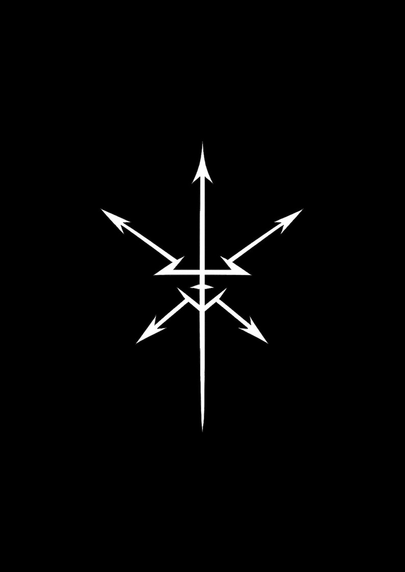 Occult Minimal Symbol Wall Art Bundle – 3 Printable Dark Sigils, Black ...
