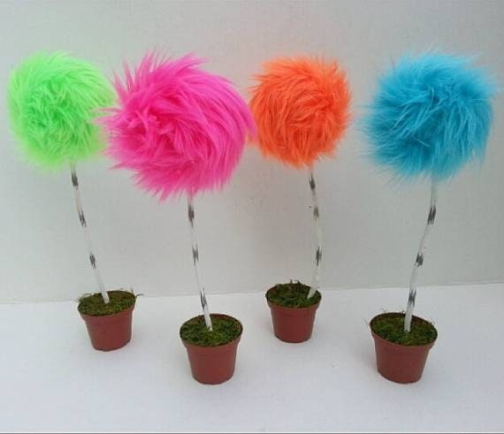 Truffula Trees Centerpieces