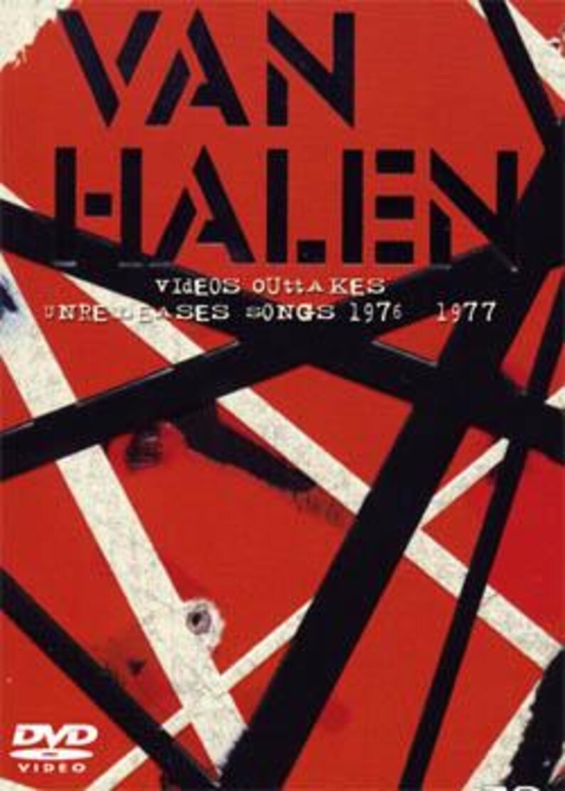VAN HALEN Videos Outtakes, Unreleased Songs 1976-1977 Dvd - Etsy