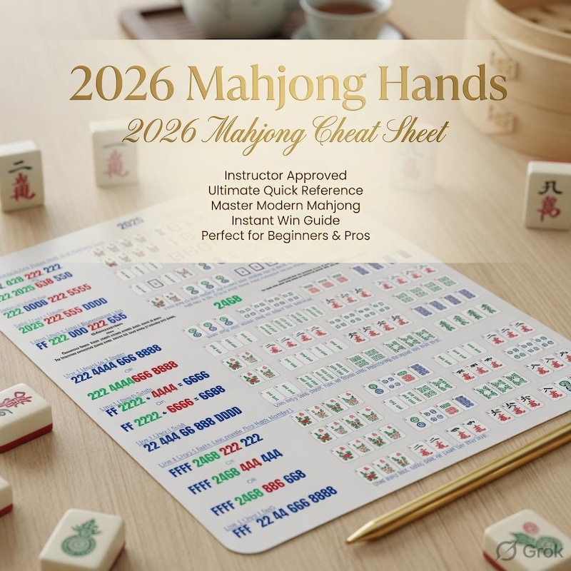 2026 Mahjong Card Etsy
