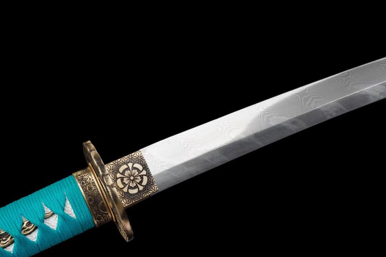 Hand-forged Japanese Samurai Sword - Iaido Training Sword - Anime ...