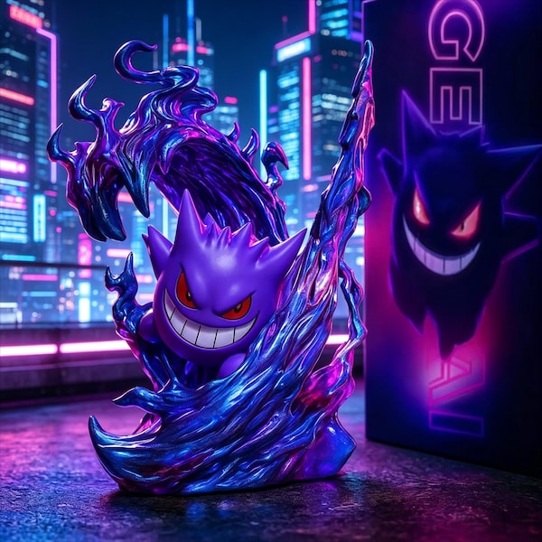 Gengar Figurine - Etsy UK