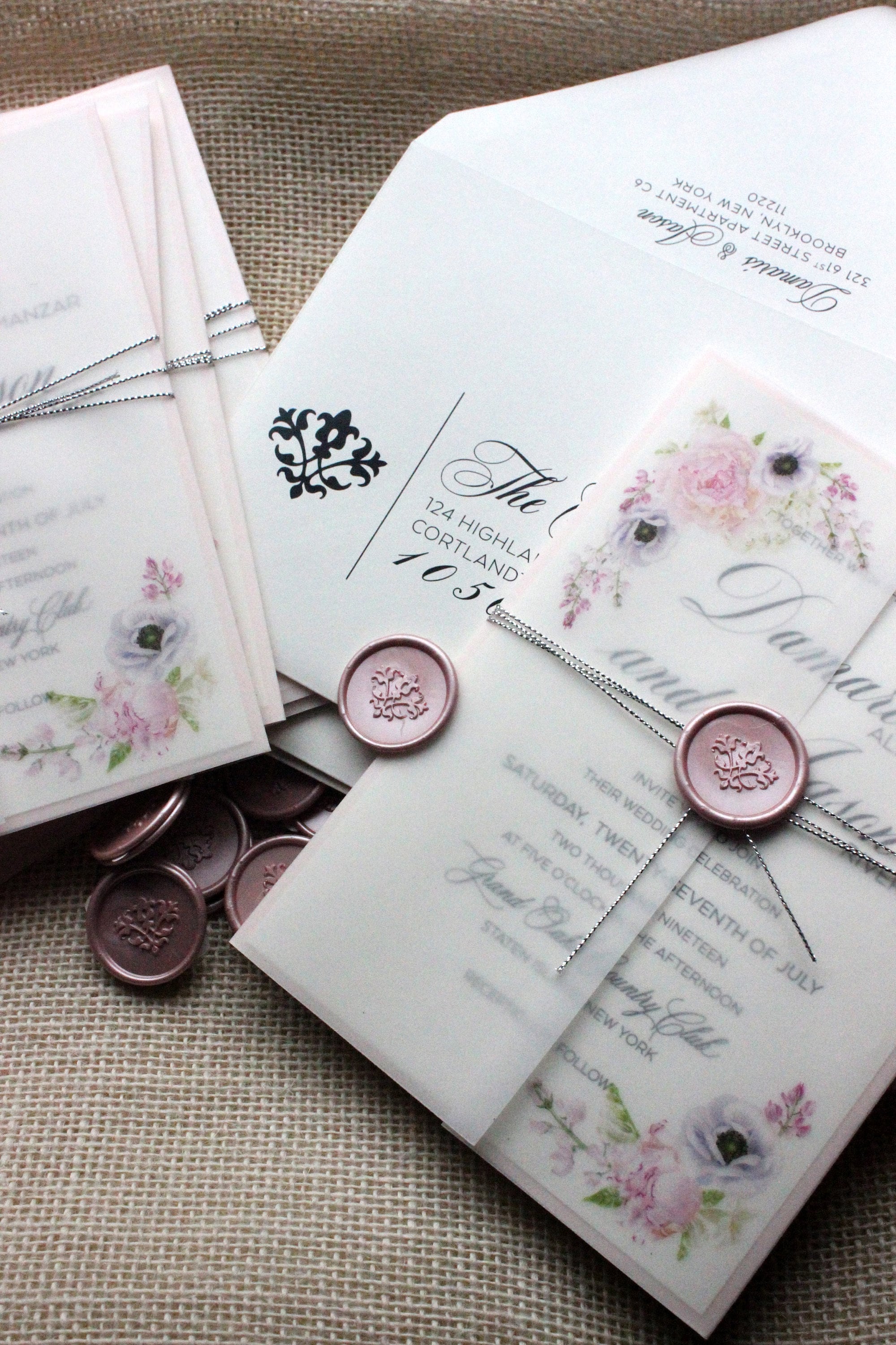 Pastel Floral Wedding Invitation - Etsy