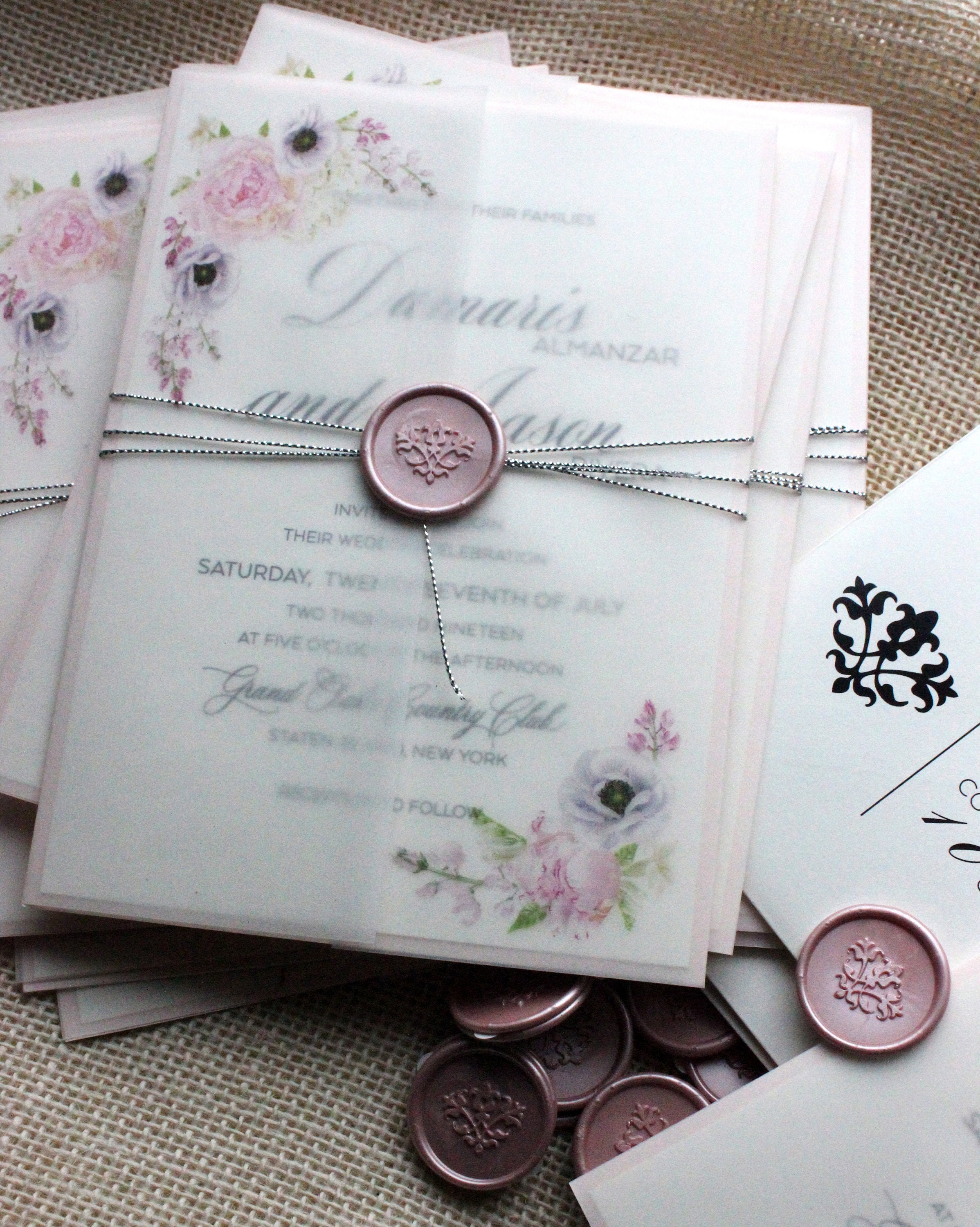 Pastel Floral Wedding Invitation - Etsy