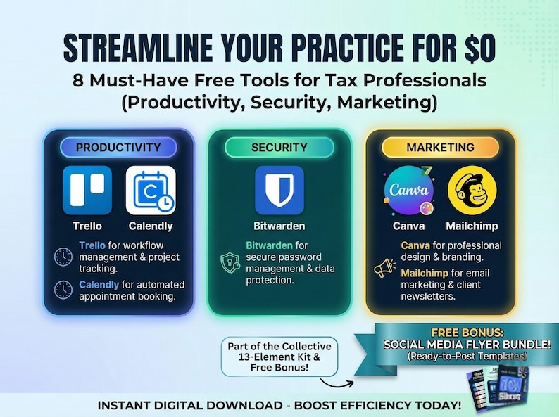 Tax Flyer Templates Canva, Social Media Marketing, Accountant Posts ...