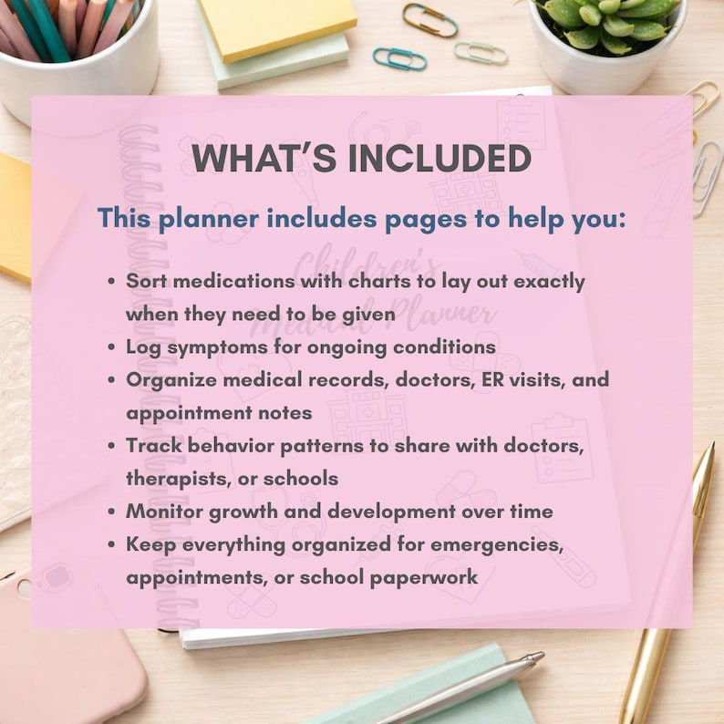 Medical Planner for Medically Complex Children | Appointment Tracking ...