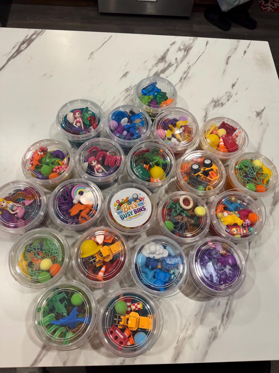 To Go Play Doh Containers - Etsy