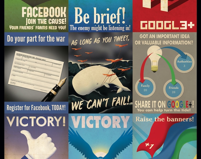 Social Media Propaganda Poster Limited Edition Etsy