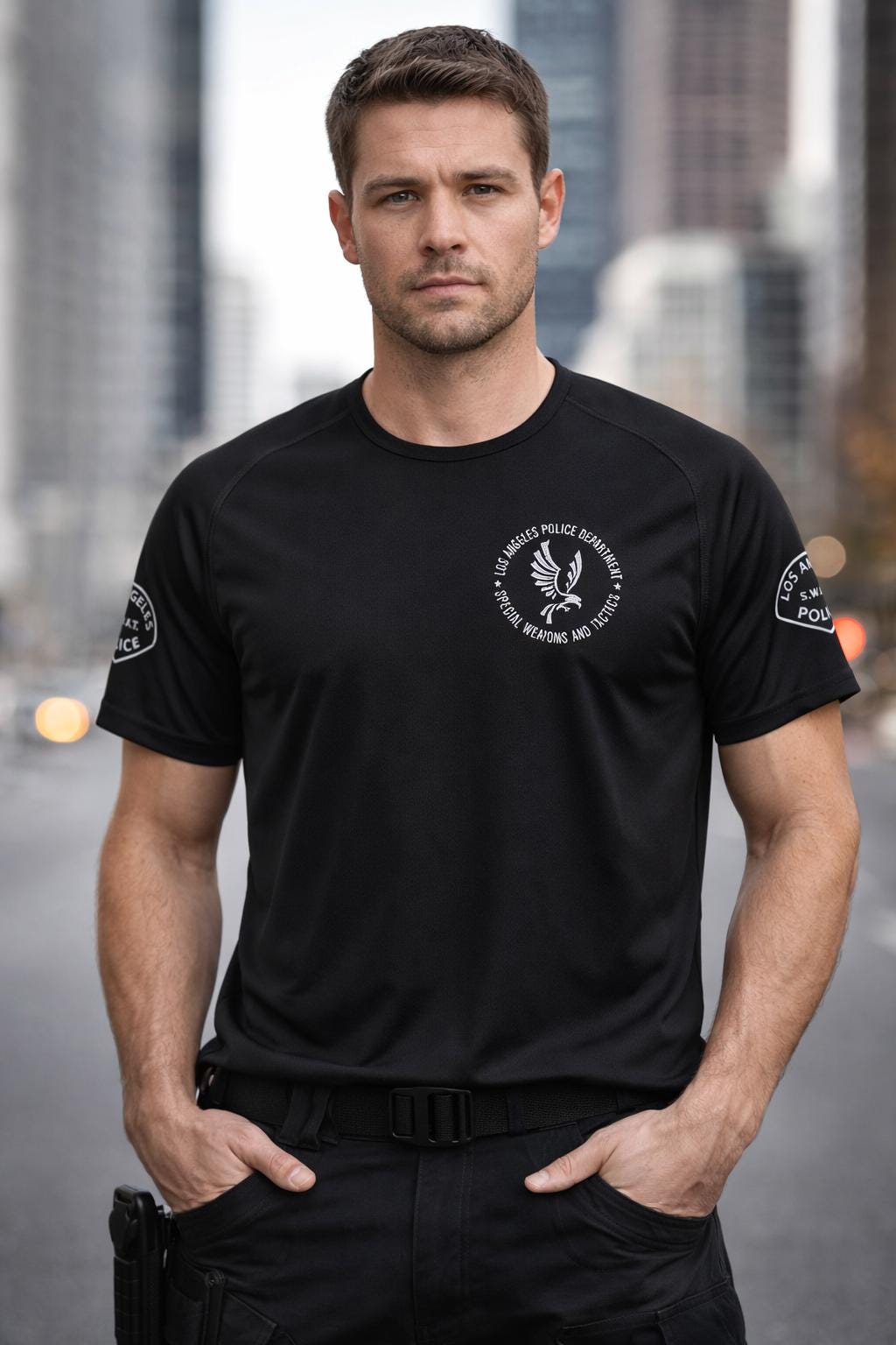 SWAT TV Show Inspired T-shirt • Tactical Style Black Tee • Special ...